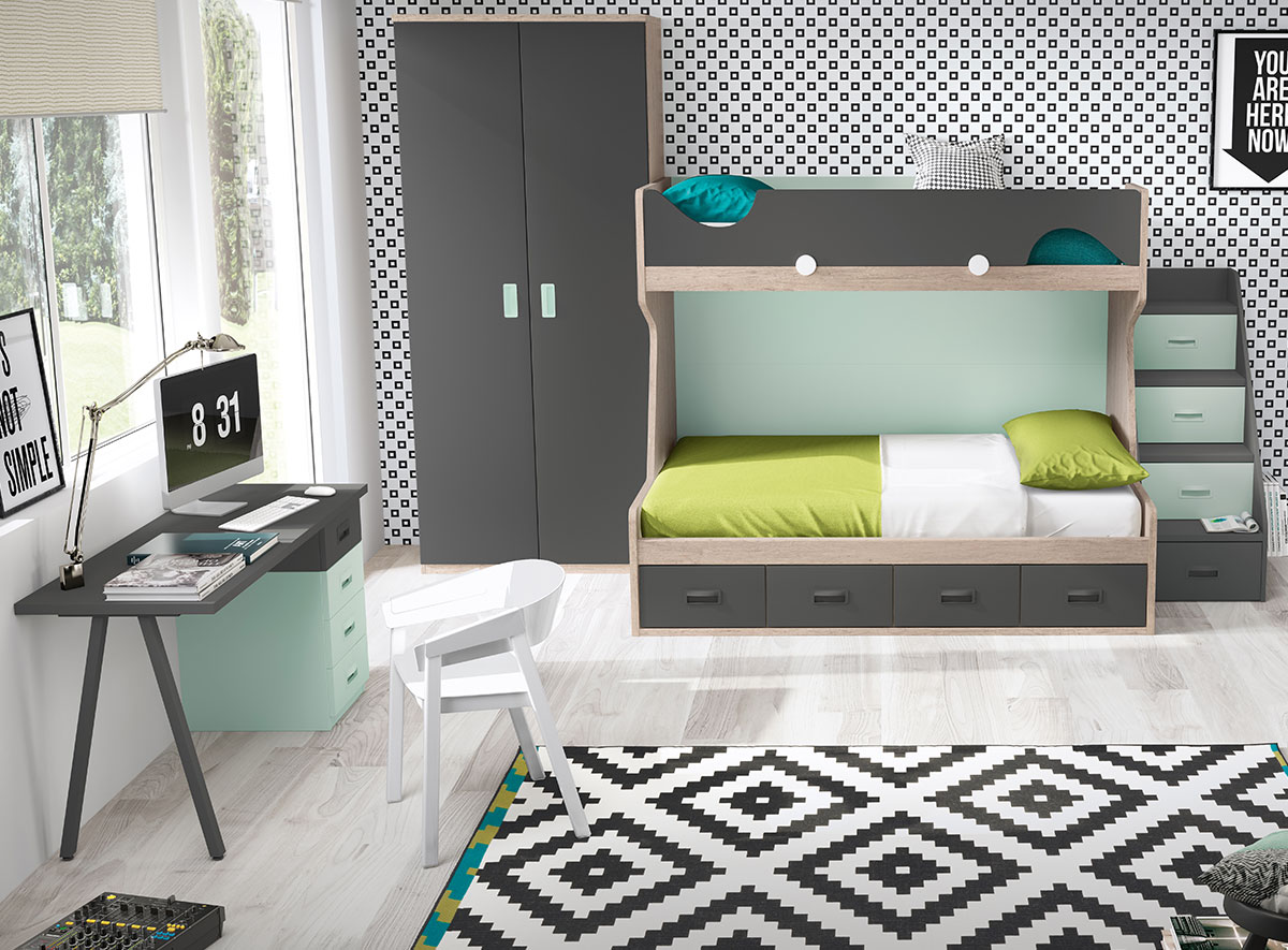 LITERA MATRIMONIO F211¨ - Muebles Detena