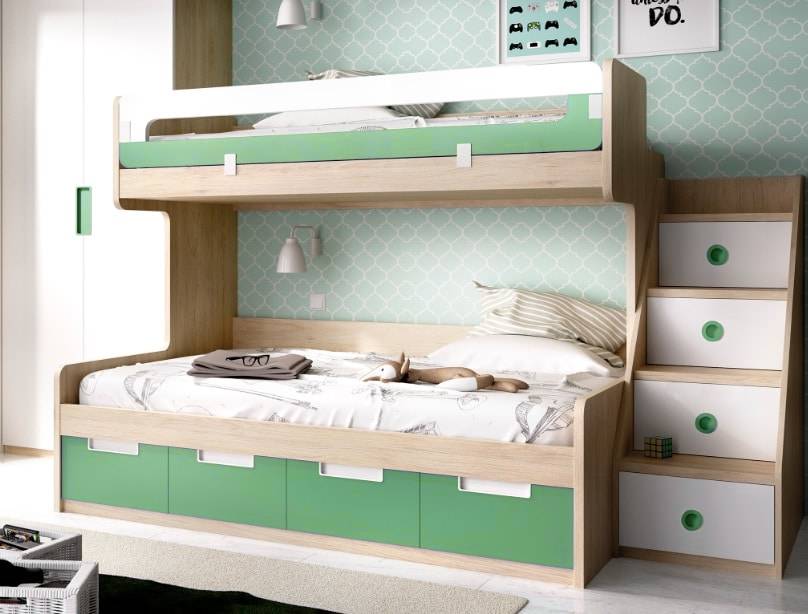 LITERA PARA 3 PLAZAS RMBO 311¨ - Muebles Detena