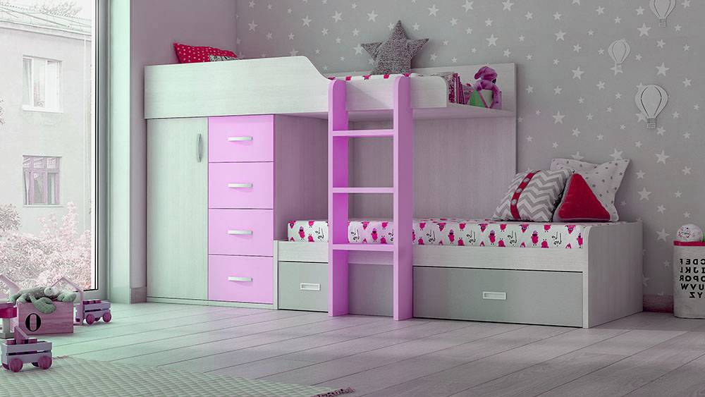 LITERA TREN JUVENIL BSC36* - Muebles Detena