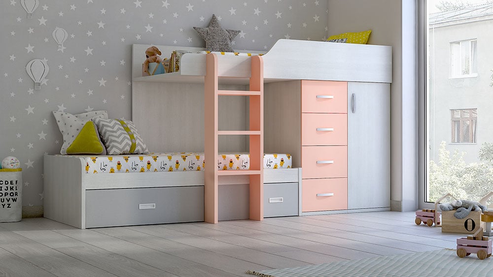 LITERA TREN JUVENIL WIN36¨ - Muebles Detena