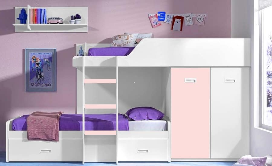 LITERA TREN JUVENIL VITTA* - Muebles Detena