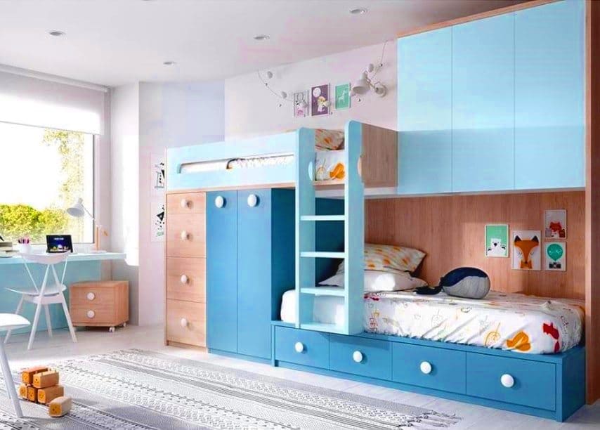 Litera tren juvenil rmb world/ - Muebles Detena